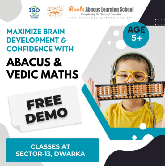Roots Abacus Learning School - Online Abacus and Vedic Maths Classes in Online